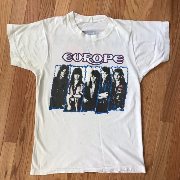 Vintage | Tops | Vintage 987 Europe The Final Countdown Concert Tour ...